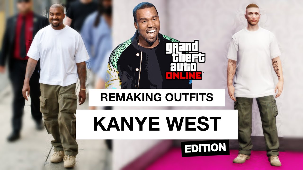 GTA Online - How to Dress Like KANYE WEST - Celebrity Fashion Style