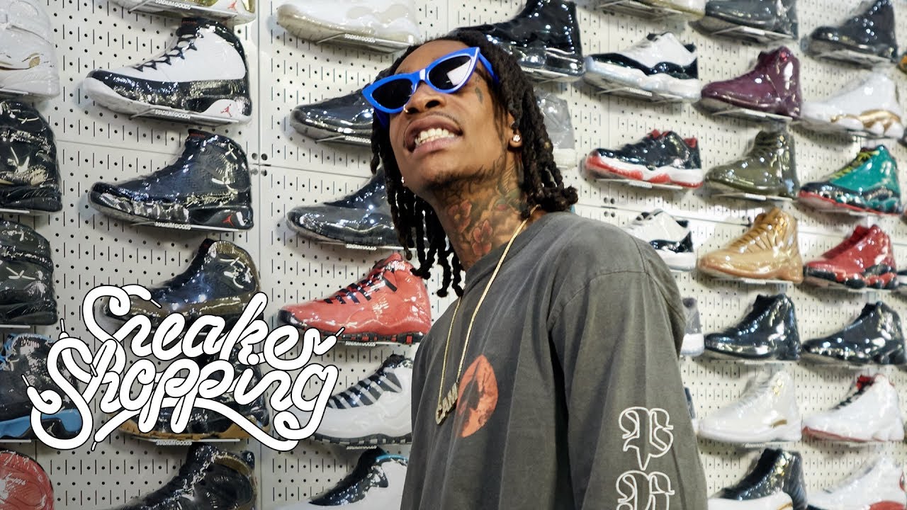Wiz Khalifa Goes Sneaker Shopping With Complex - Celebrity Fashion Style
