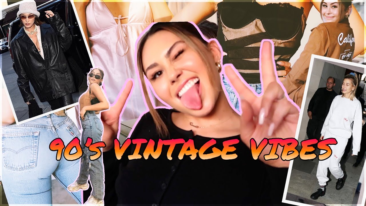 90's supermodel style vintage clothing haul!! *kendall jenner + bella ...