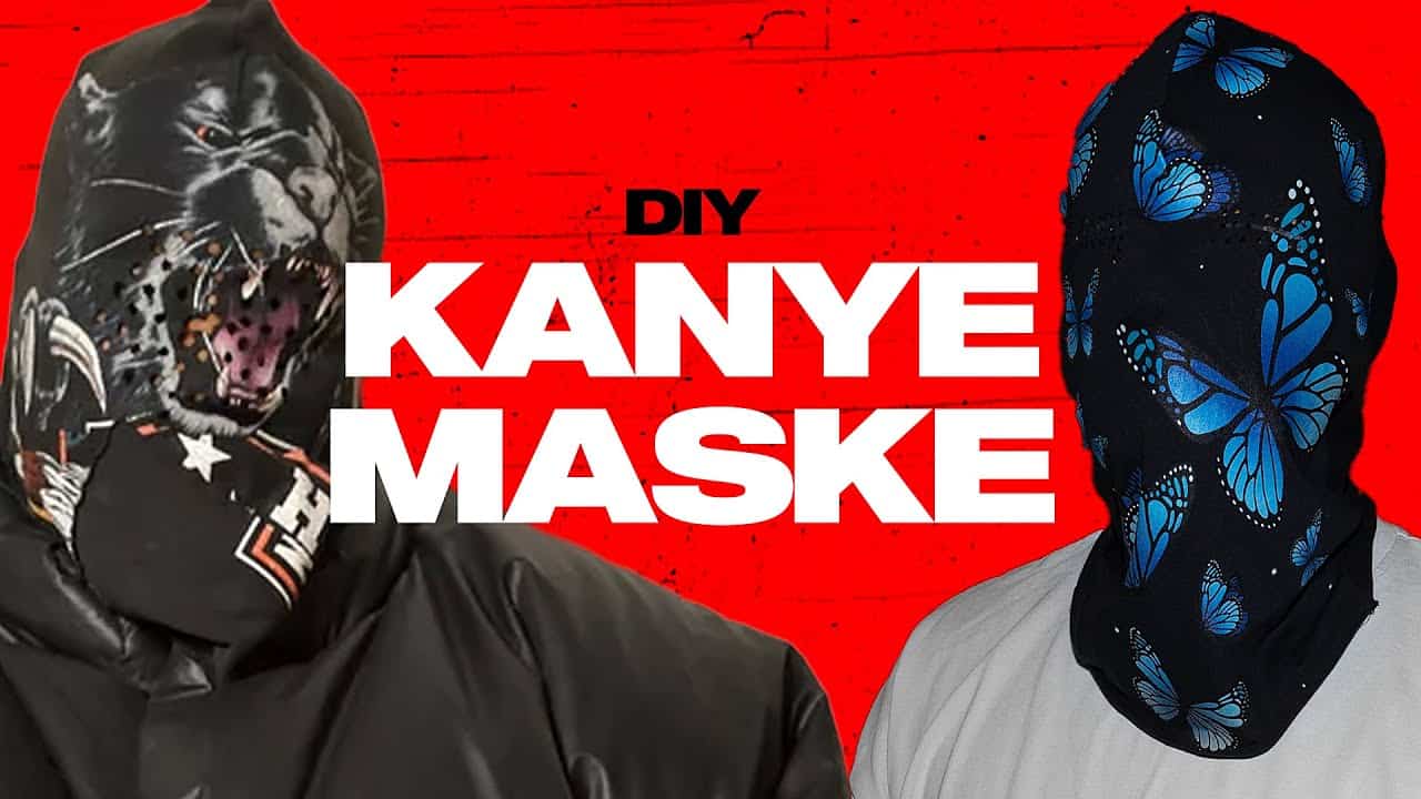 Kanye Wests Fashion Maske 🔥 (DIY) - Celebrity Fashion Style